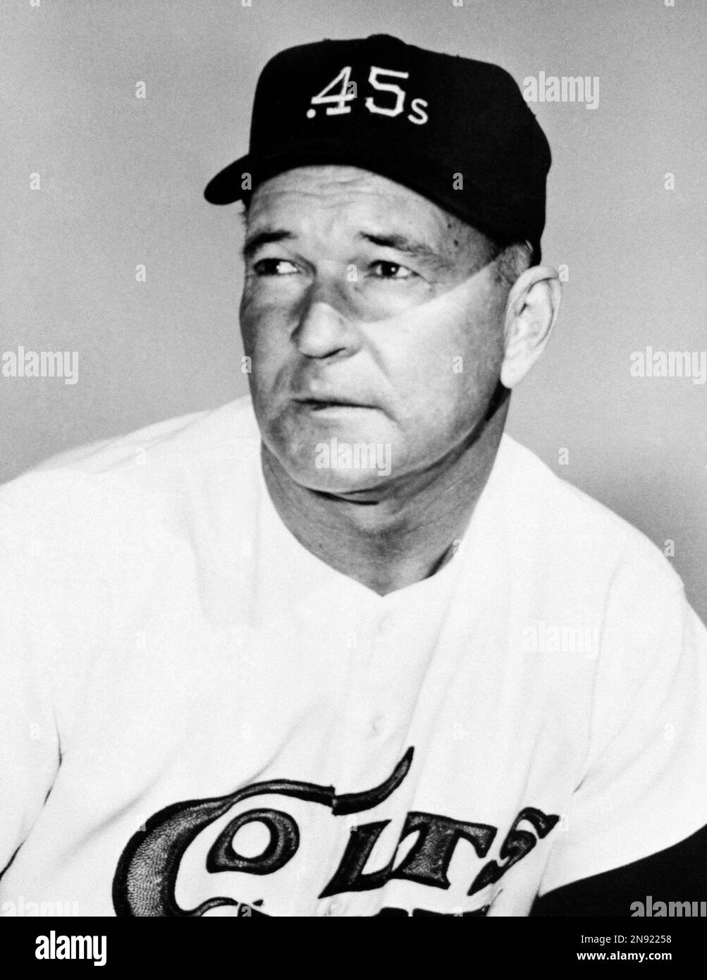Harry Craft, Houston Colt Manager, 1962. (AP Photo Stock Photo - Alamy