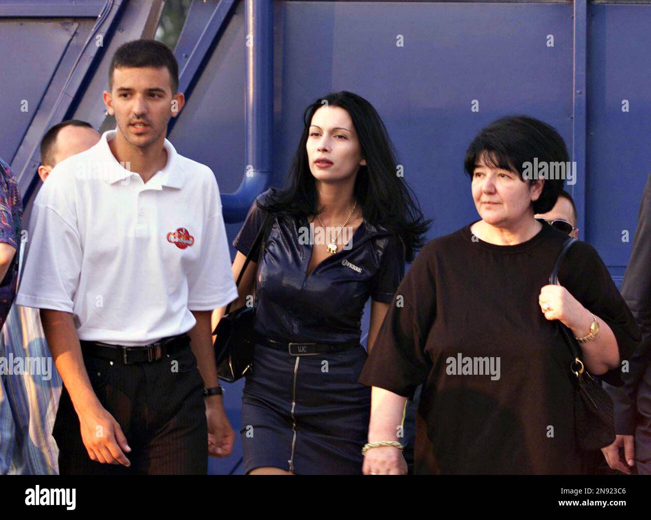 FILE - A July 4, 1999 file photo of former Yugoslav President Slobodan ...