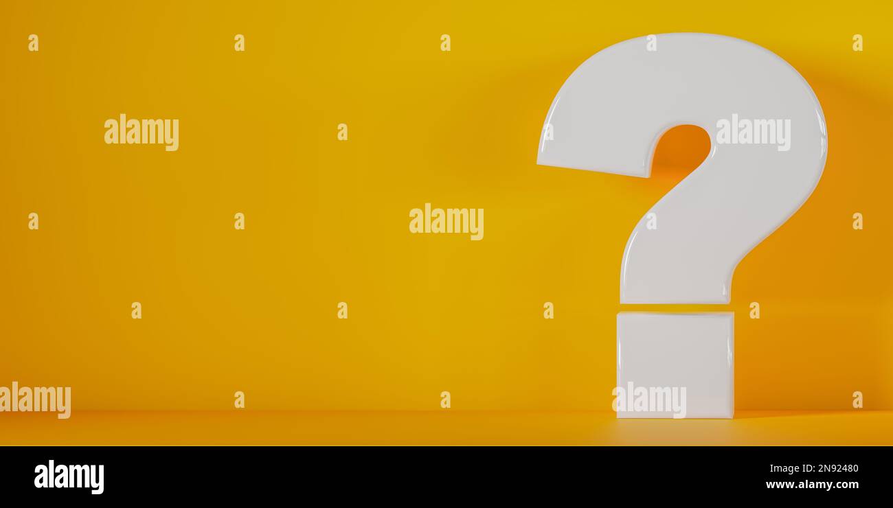 Question mark. Decision and problem, help and solution concept. Big ...