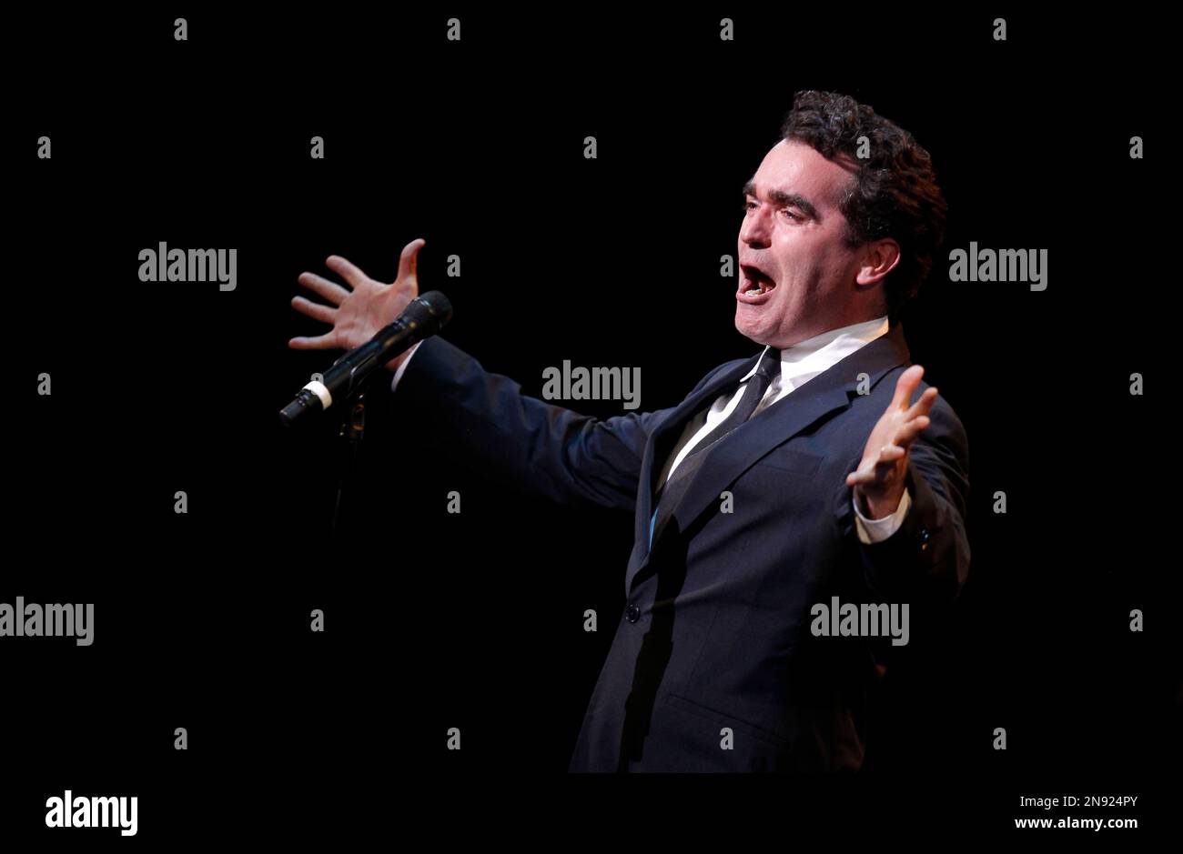 Brian d'Arcy James performs during A Tribute to Marvin Hamlisch, a ...