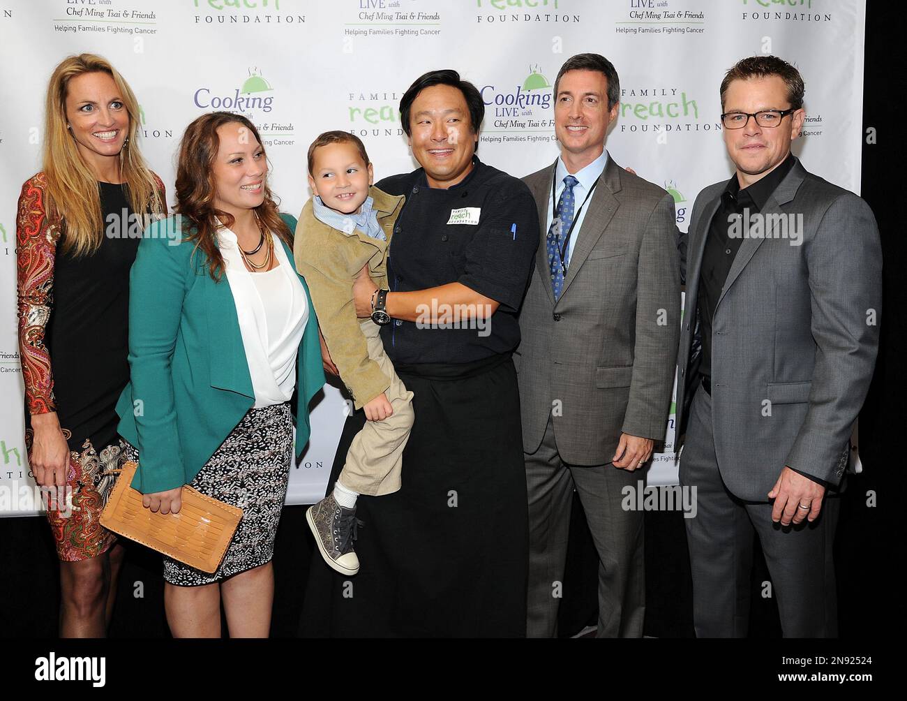 From left, Family Reach executive director Carla Tardif, recipients ...