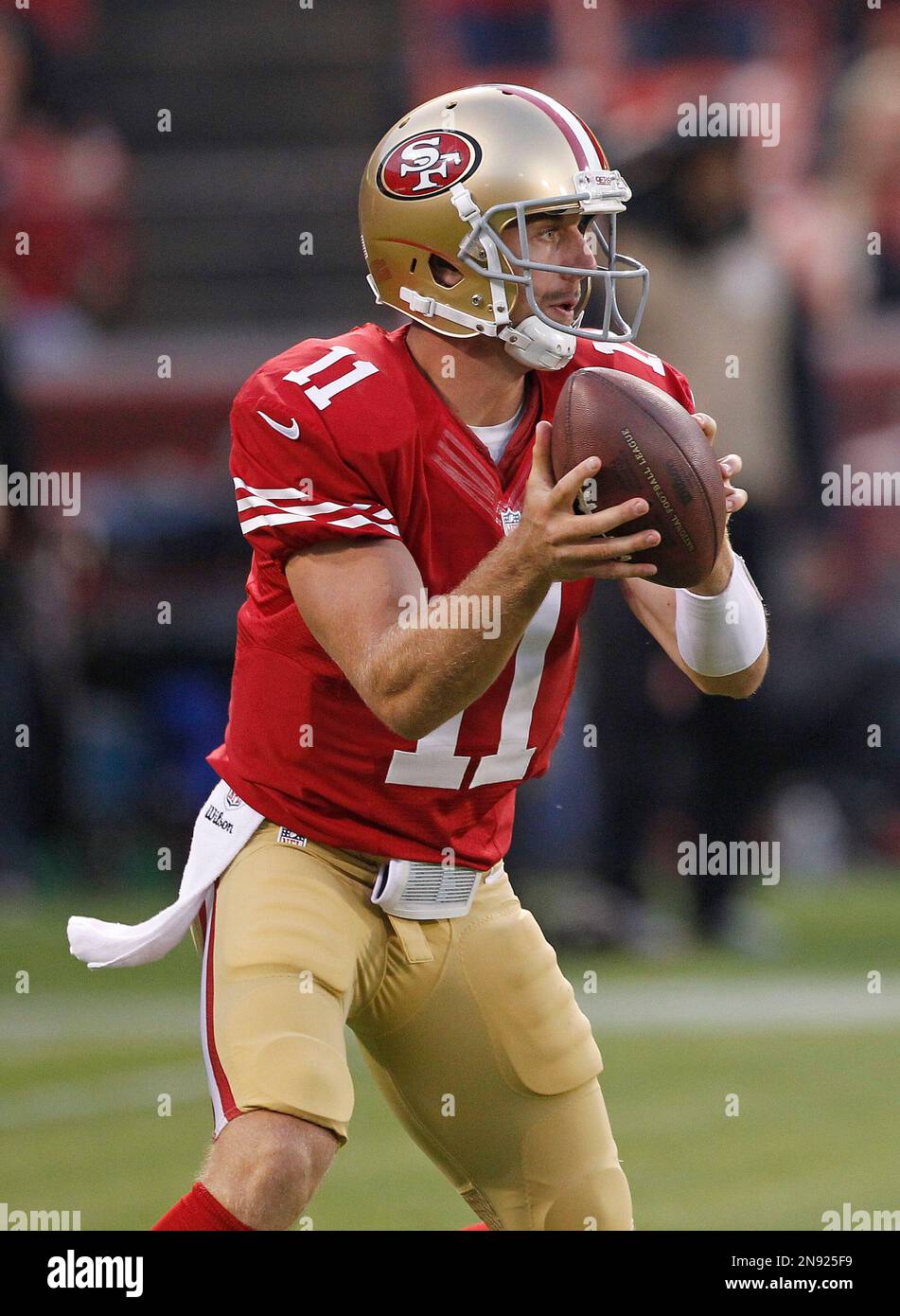 San Francisco 49ers quarterback Alex Smith in action during the second ...