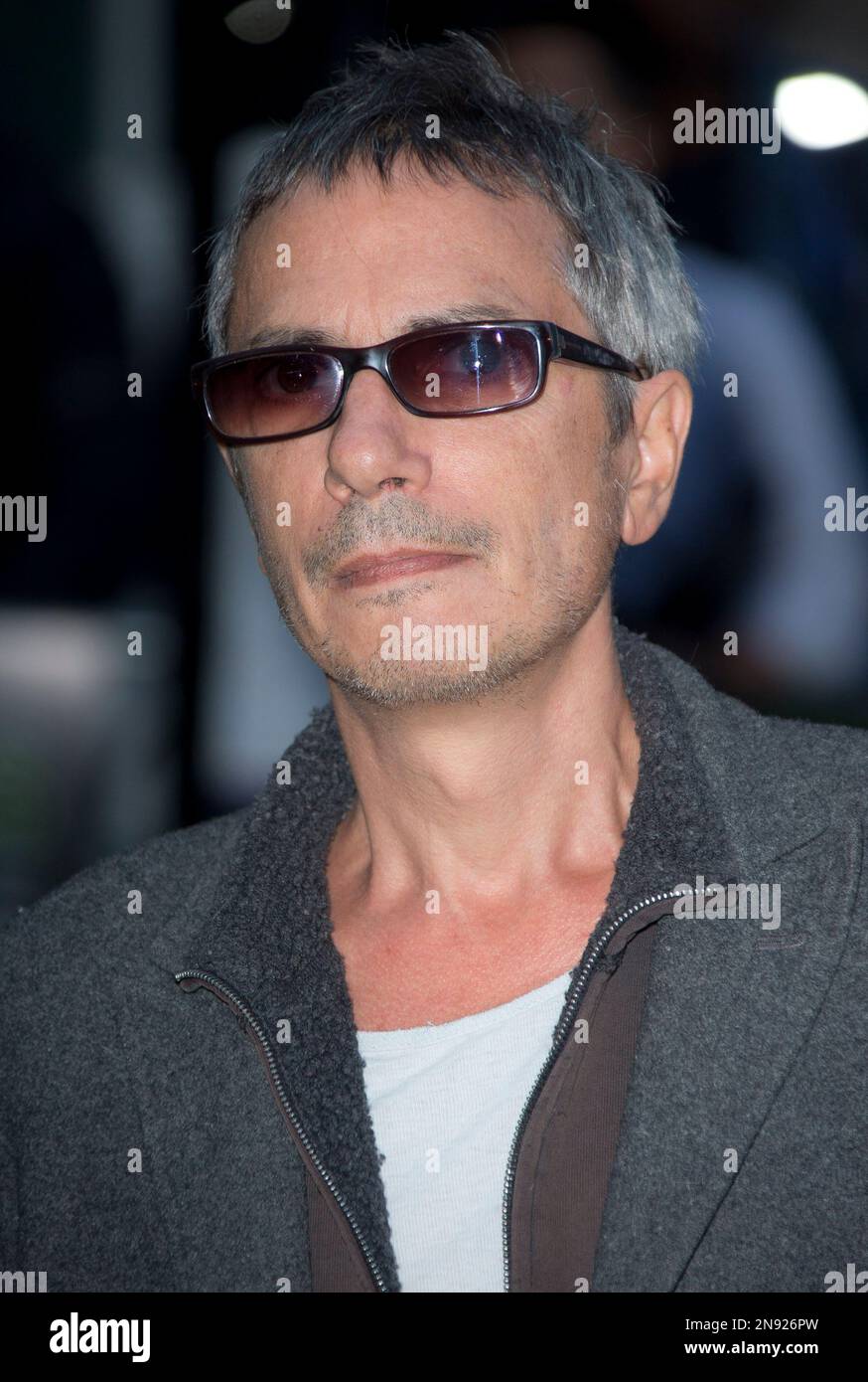 Director Leos Carax arrives for the UK premiere of Holy Motors at ...