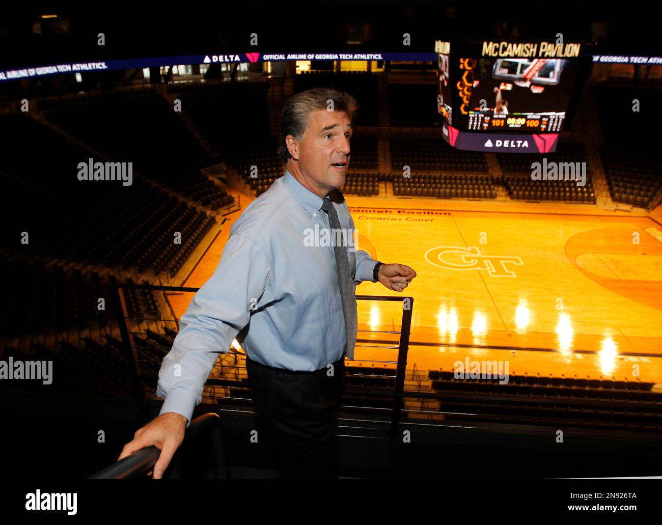 Georgia Tech athletic director Dan Radakovich discusses the newly ...