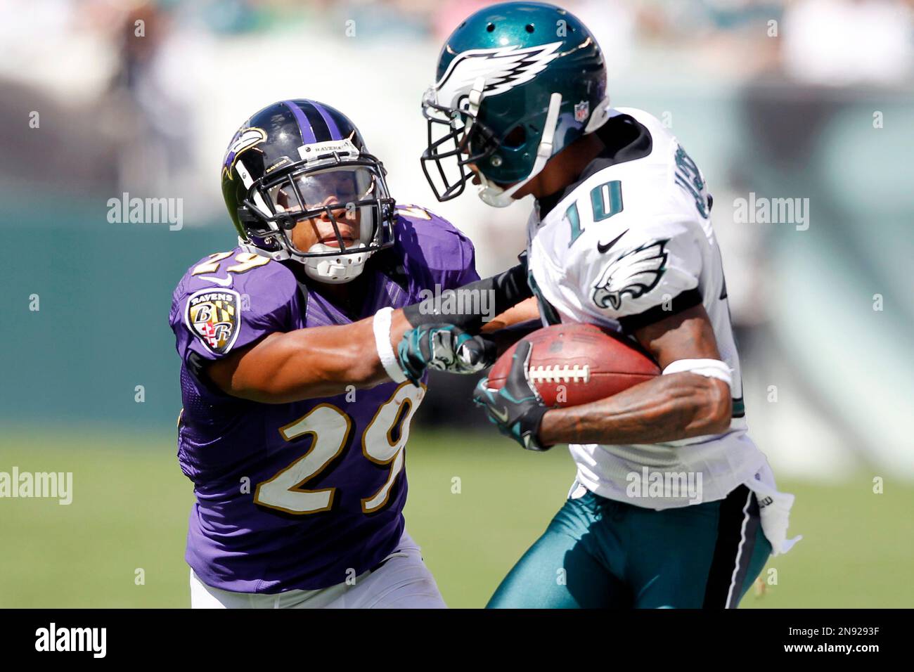 Philadelphia Eagles wide receiver DeSean Jackson (10) runs with the ...