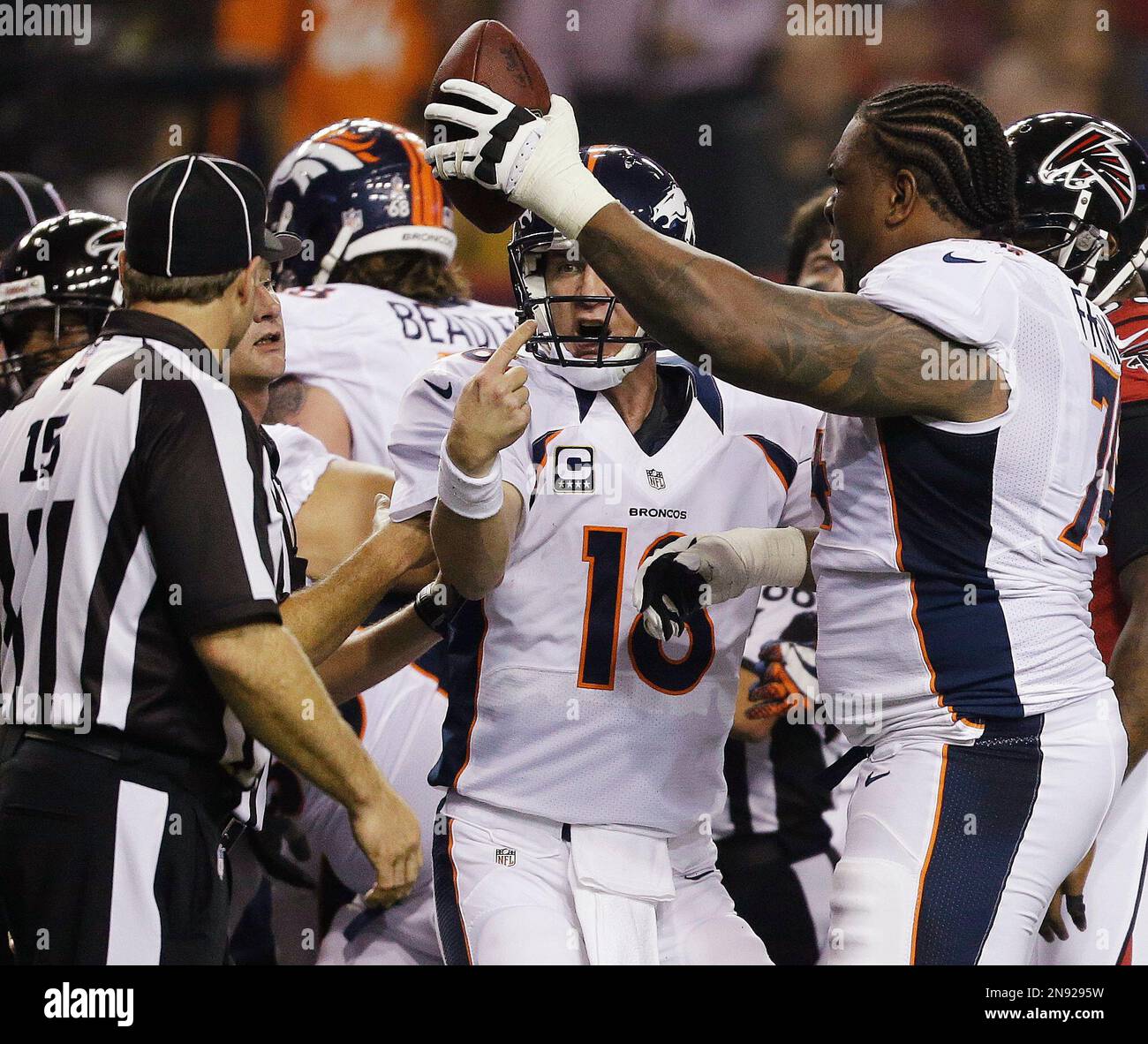 Peyton Manning Superbowl Fumble
