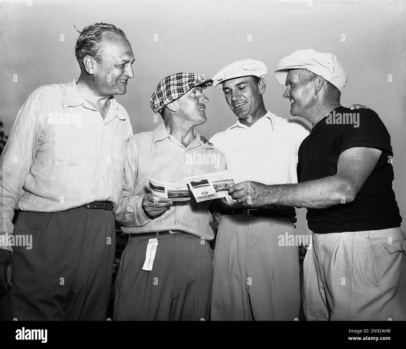 This foursome in the celebrities golf tournament at Washington on June ...