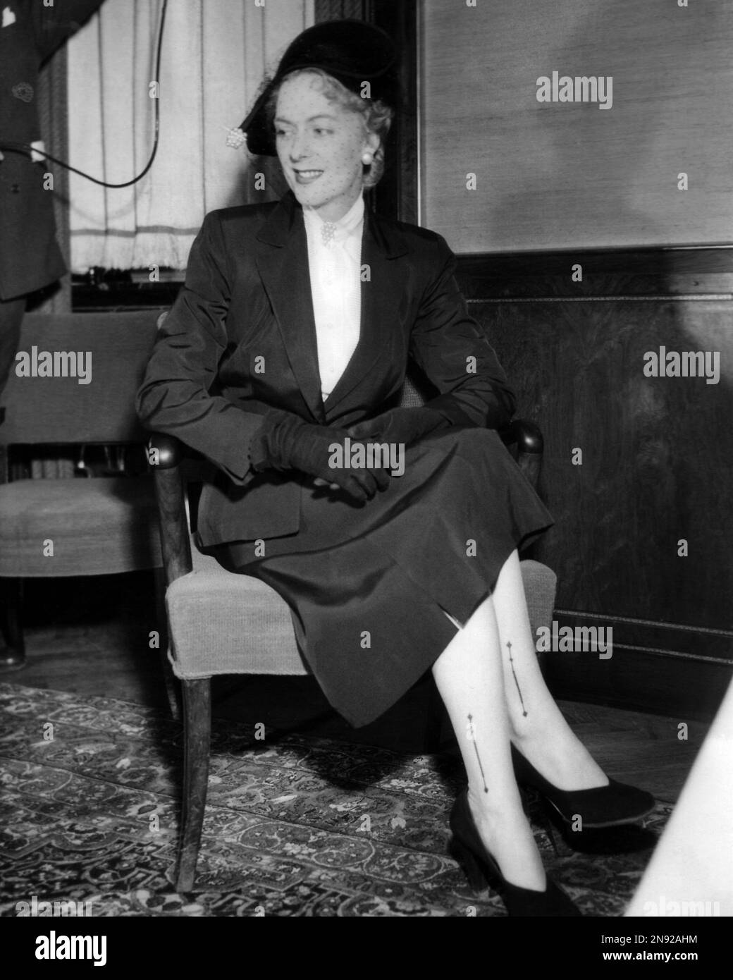 Miss Christine Jorgensen, the young American who was changed from a man ...