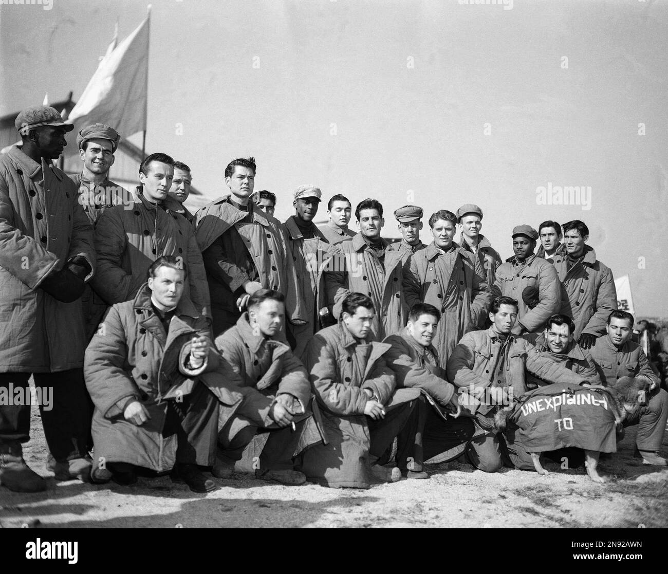 The 21 Americans and lone Britisher who refused repatriation are shown ...
