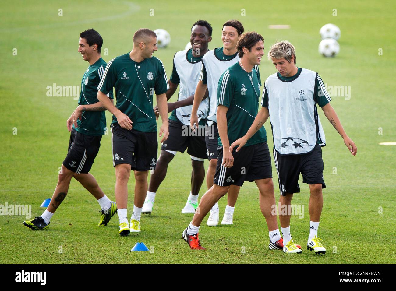Benzema And Ronaldo Laughing