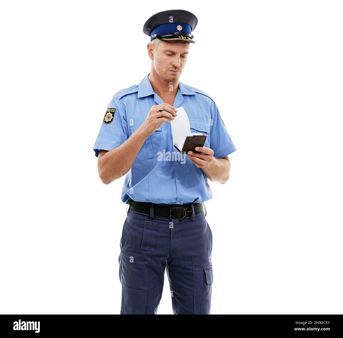 Traffic police officer uniform Cut Out Stock Images & Pictures - Alamy