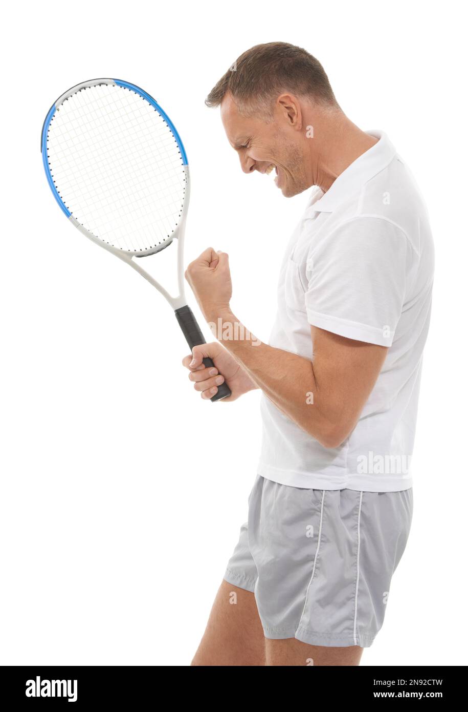 Celebration winner tennis hi-res stock photography and images - Alamy