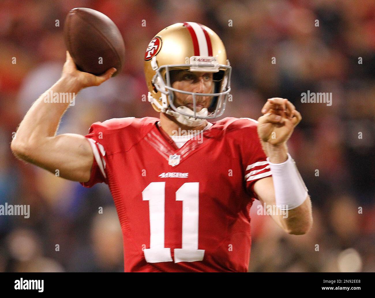 San Francisco 49ers quarterback Alex Smith during the third quarter of ...