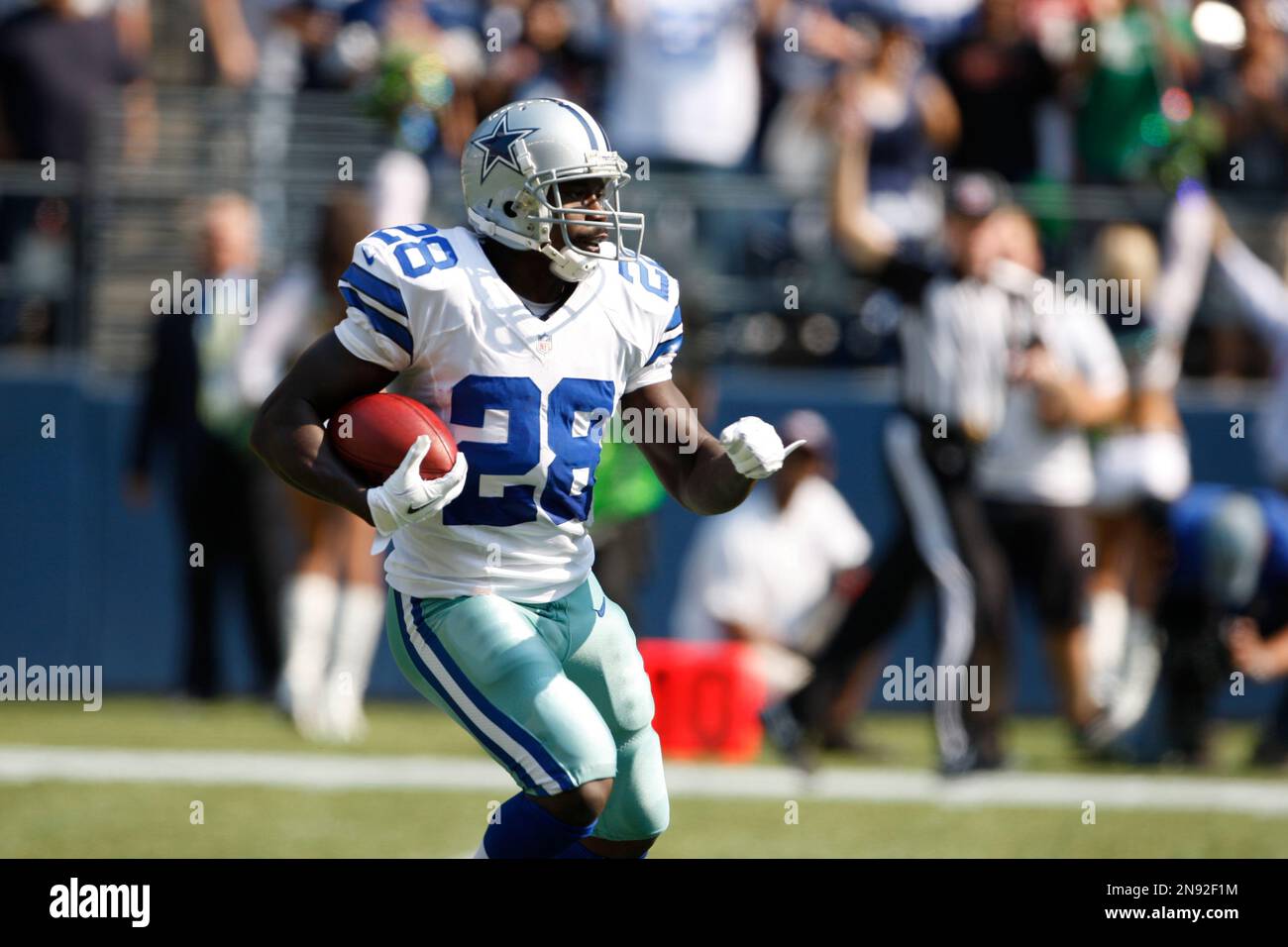 Dallas Cowboys' Felix Jones in action against the Seattle Seahawks in ...