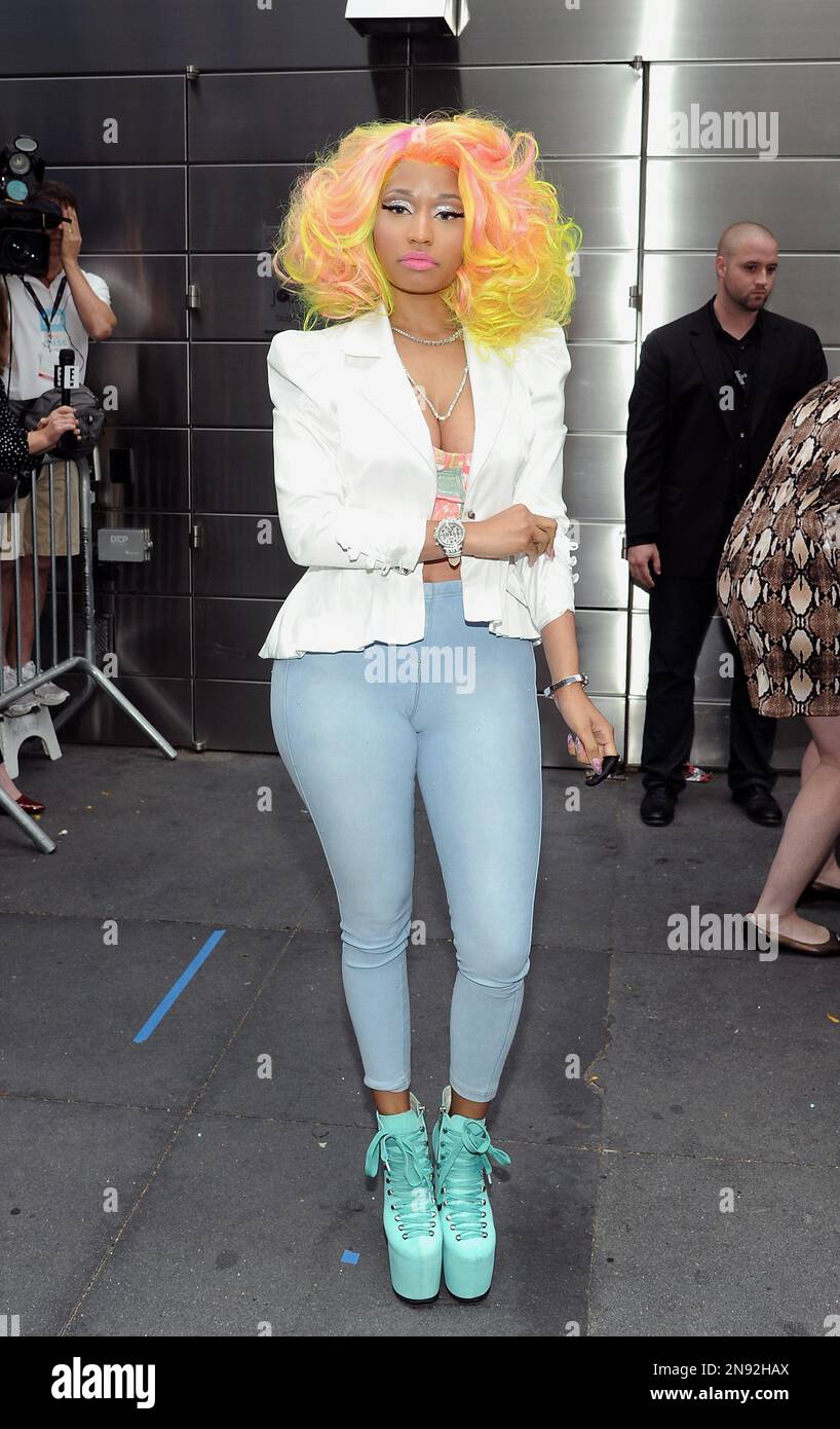 "American Idol" Season 12 judge Nicki Minaj arrives for day one ...