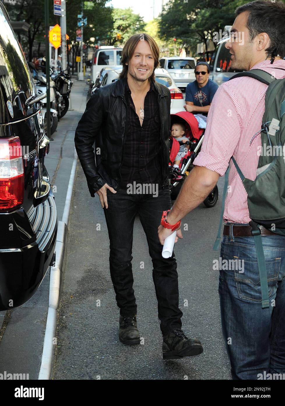 "American Idol" Season 12 judge Keith Urban arrives for day one ...