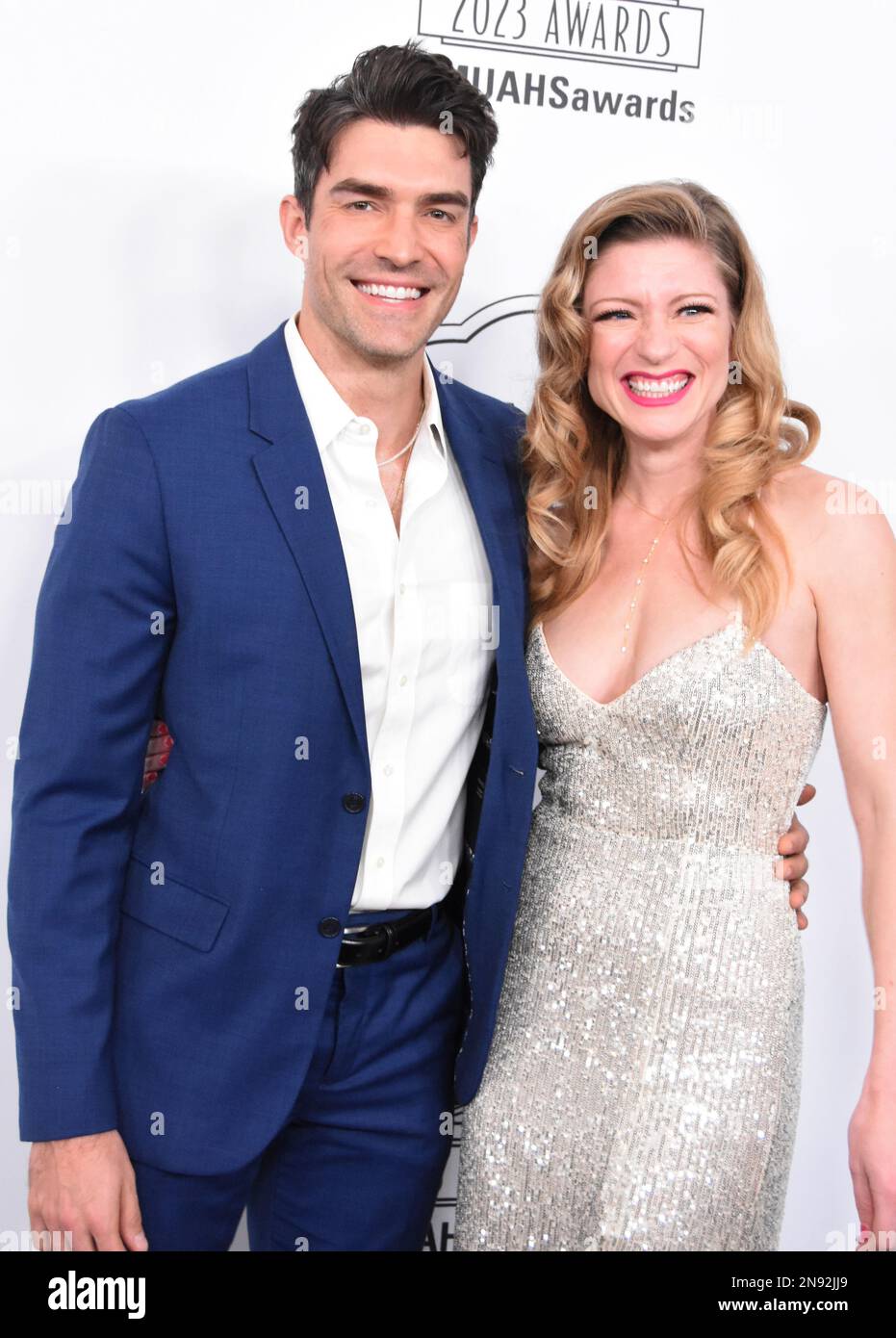 Beverly Hills, California, USA 11th February 2023 Actor Peter Porte and ...