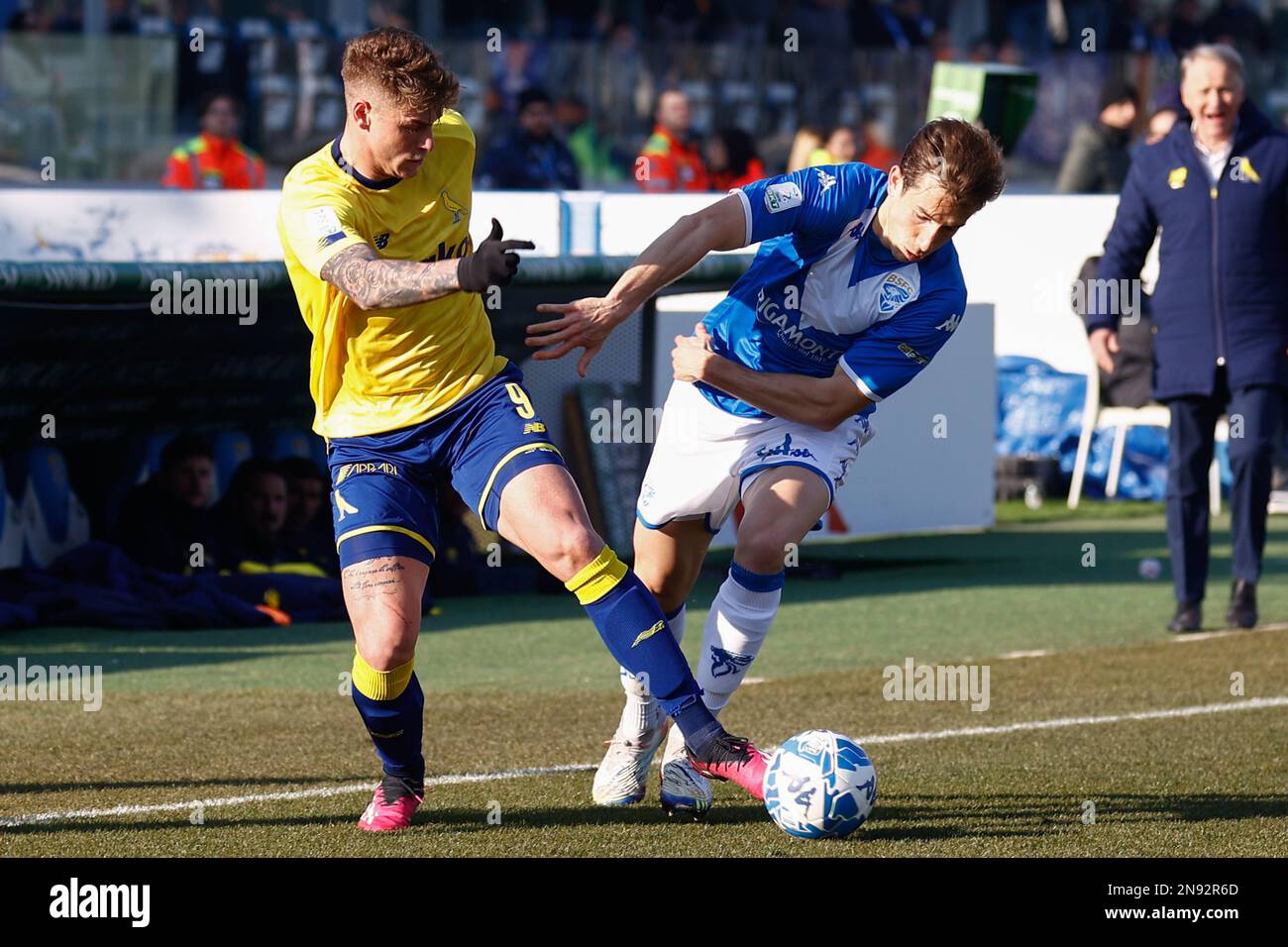 Mario Rigamonti stadium, Brescia, Italy, February 11, 2023, Nicholas ...