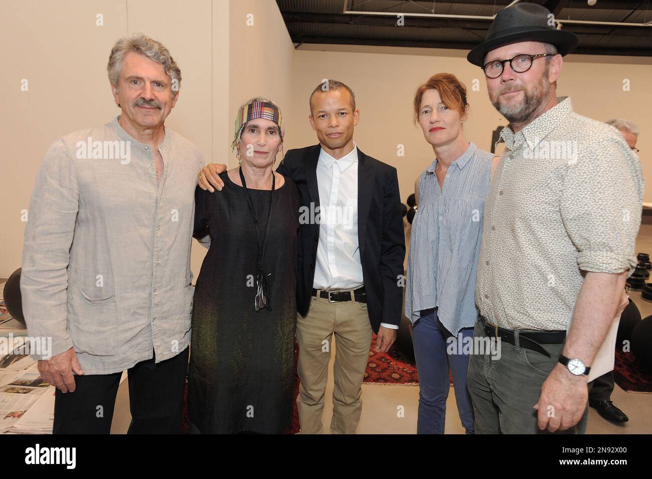 From left to right, William Longhauser, Elsa Longhauser, Michael ...