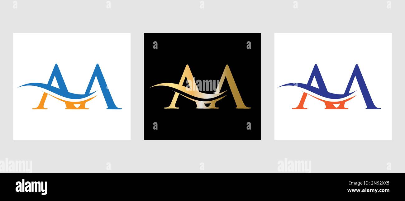 Aa tech logo Stock Vector Images - Alamy