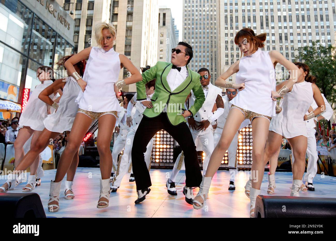 South Korean rapper Psy performs his massive K-pop hit "Gangnam Style ...