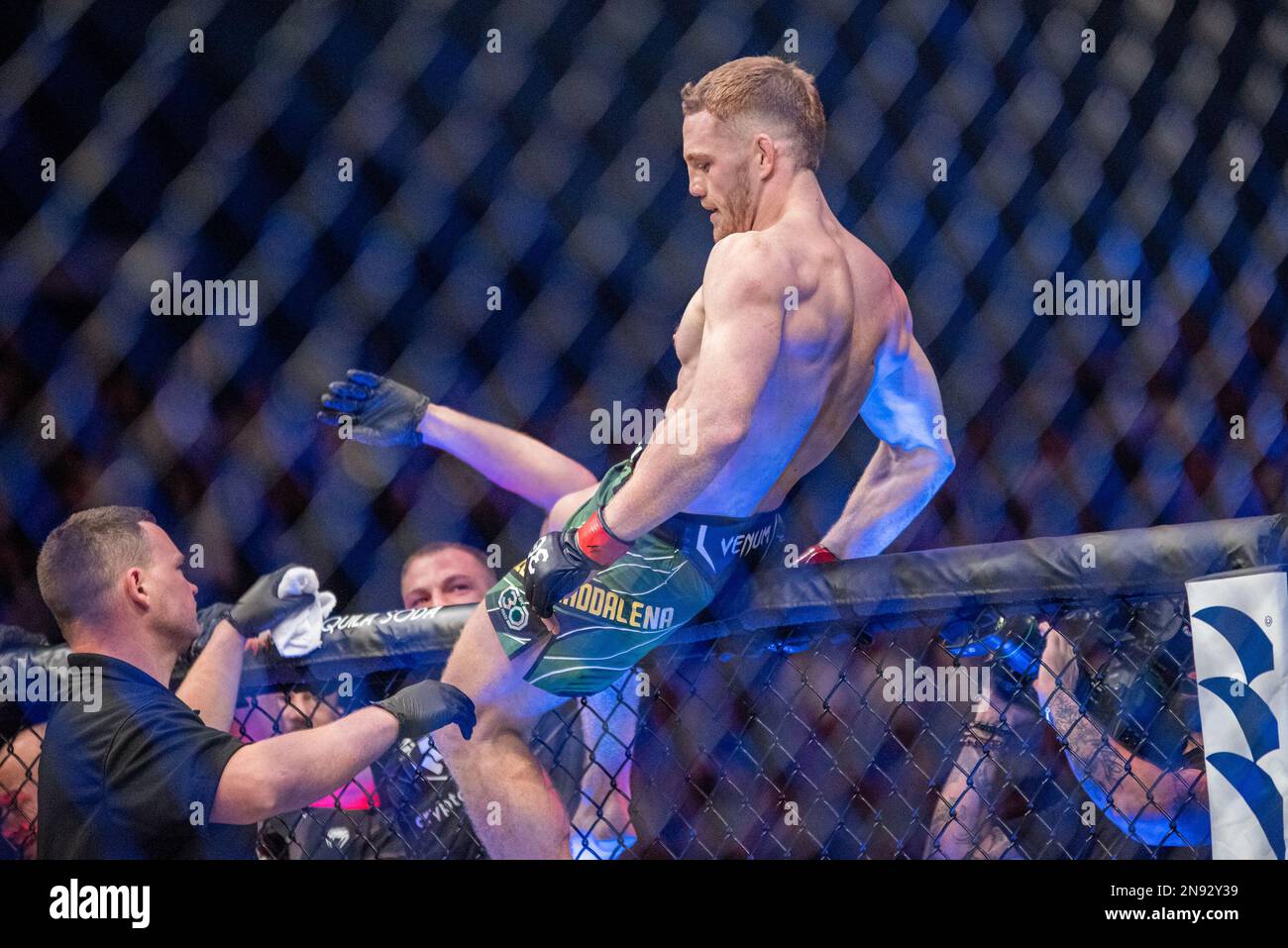 PERTH, AUSTRALIA - FEBRUARY 12: Jack Della Maddalena celebrates his ...