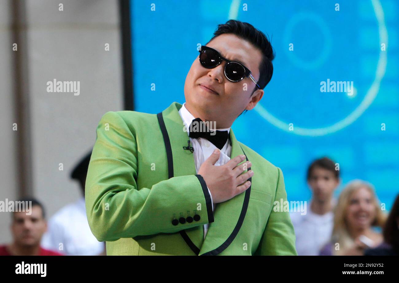 South Korean rapper Psy performs his massive K-pop hit "Gangnam Style ...