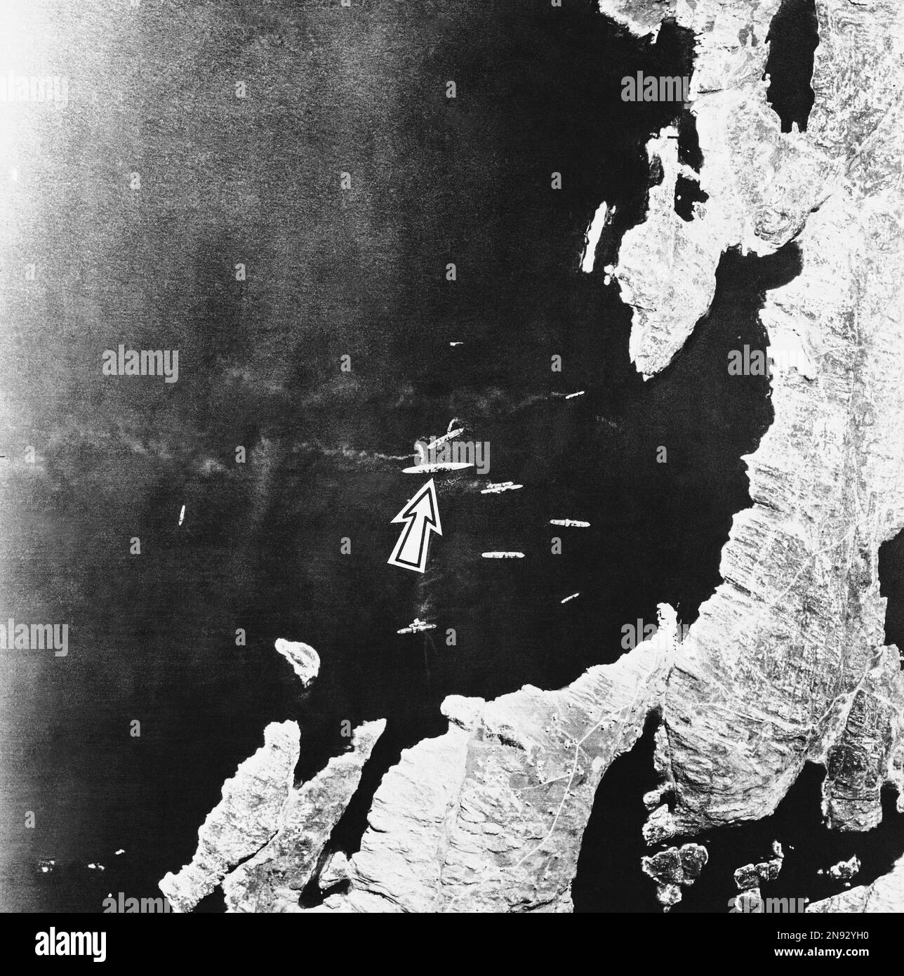 The eight-inch cruiser ìPrinz Eogenî arrow German Navy, as spotted by ...