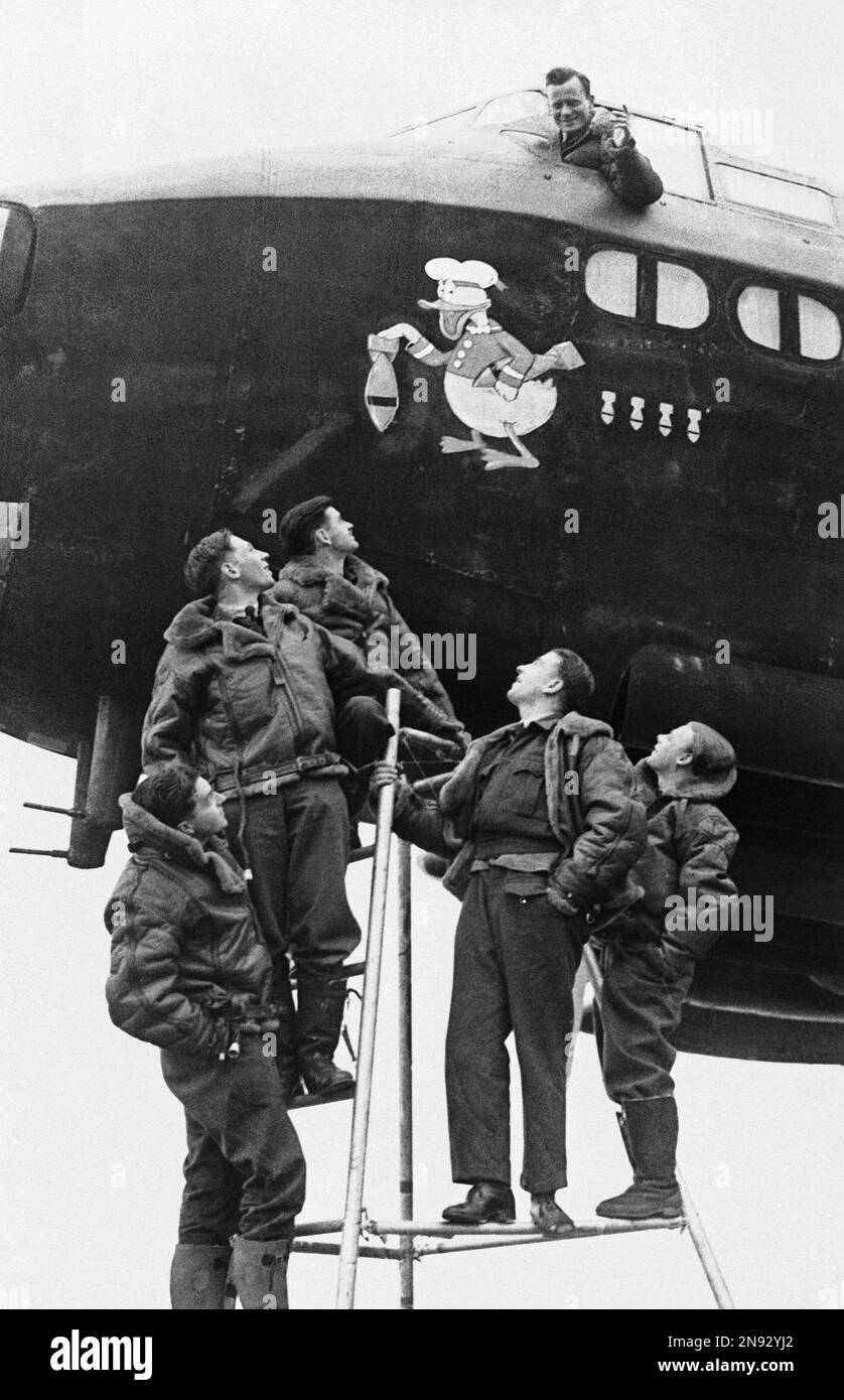 A Donald duck symbol is the Mascot for the crew of Scots, Englishmen ...