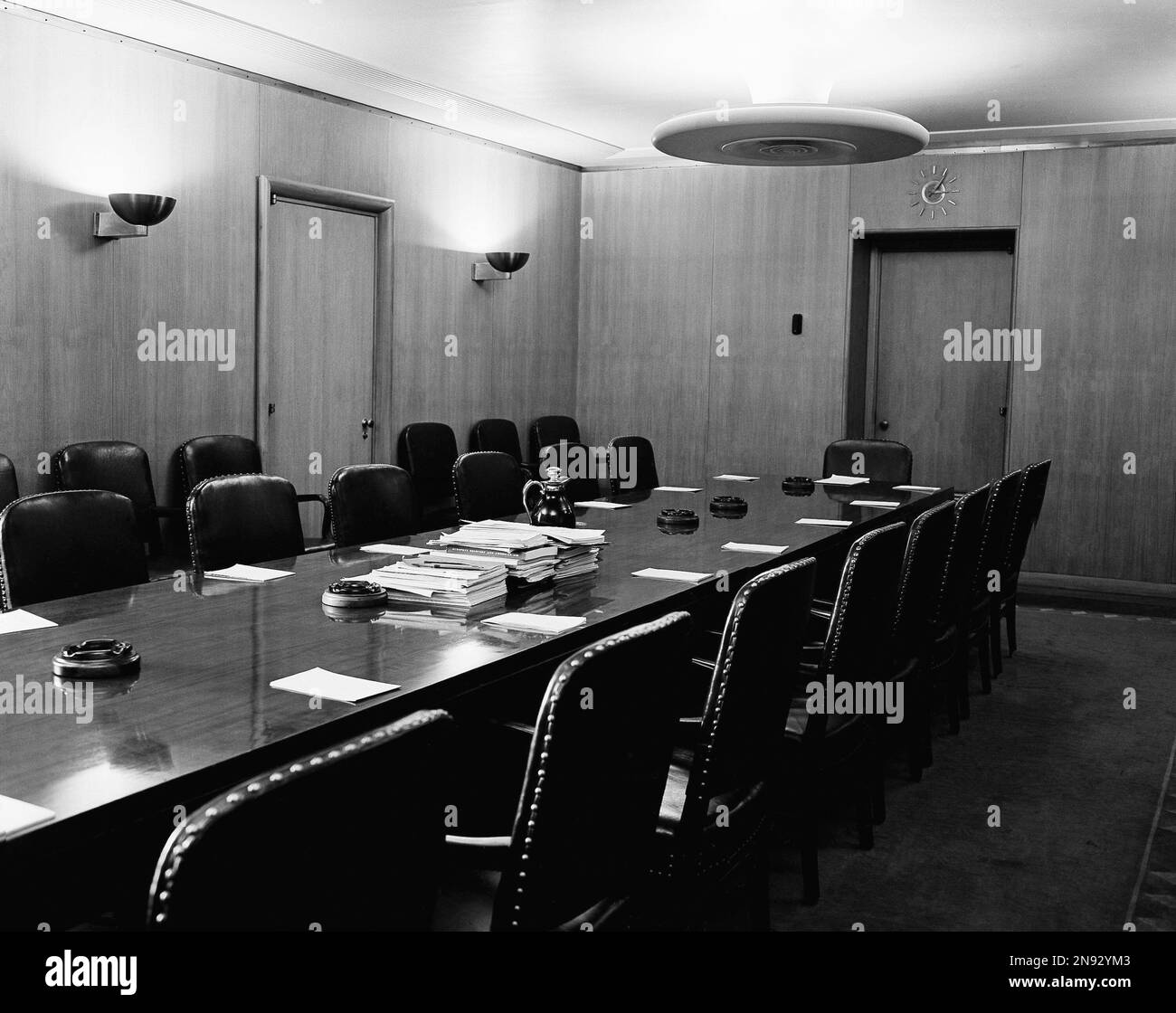 The official conference room in the New State Department building in ...