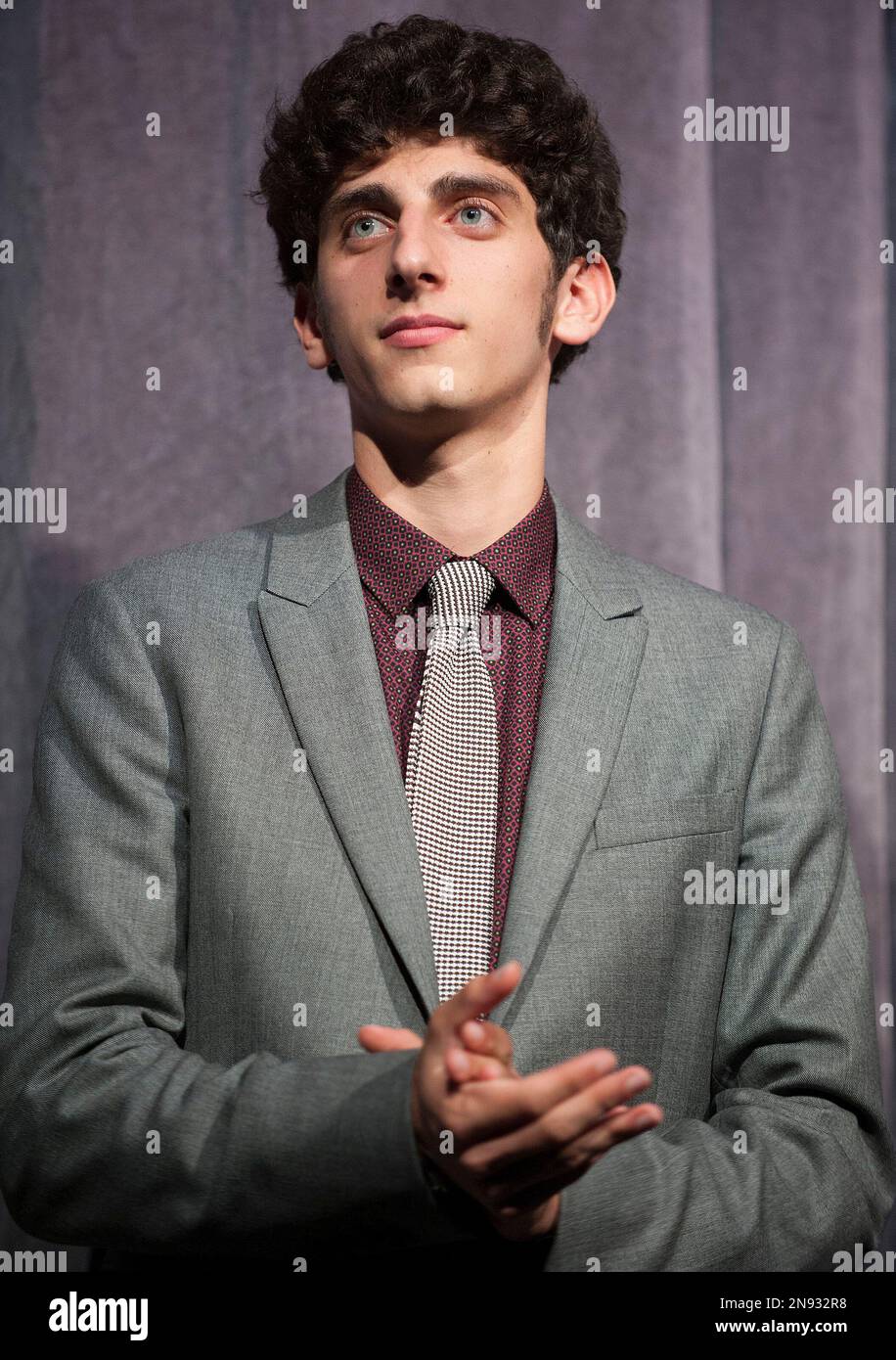 Actor Pietro Castellitto arrives at the premiere for the film "Twice ...