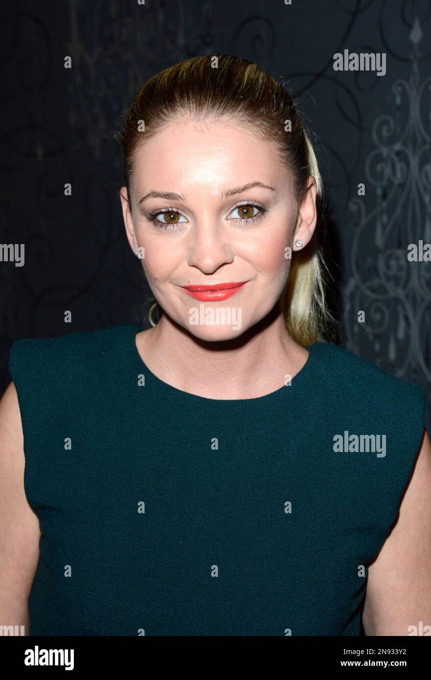 Nicola Stapleton poses at Baggage World Premiere at the Arts Theatre on ...