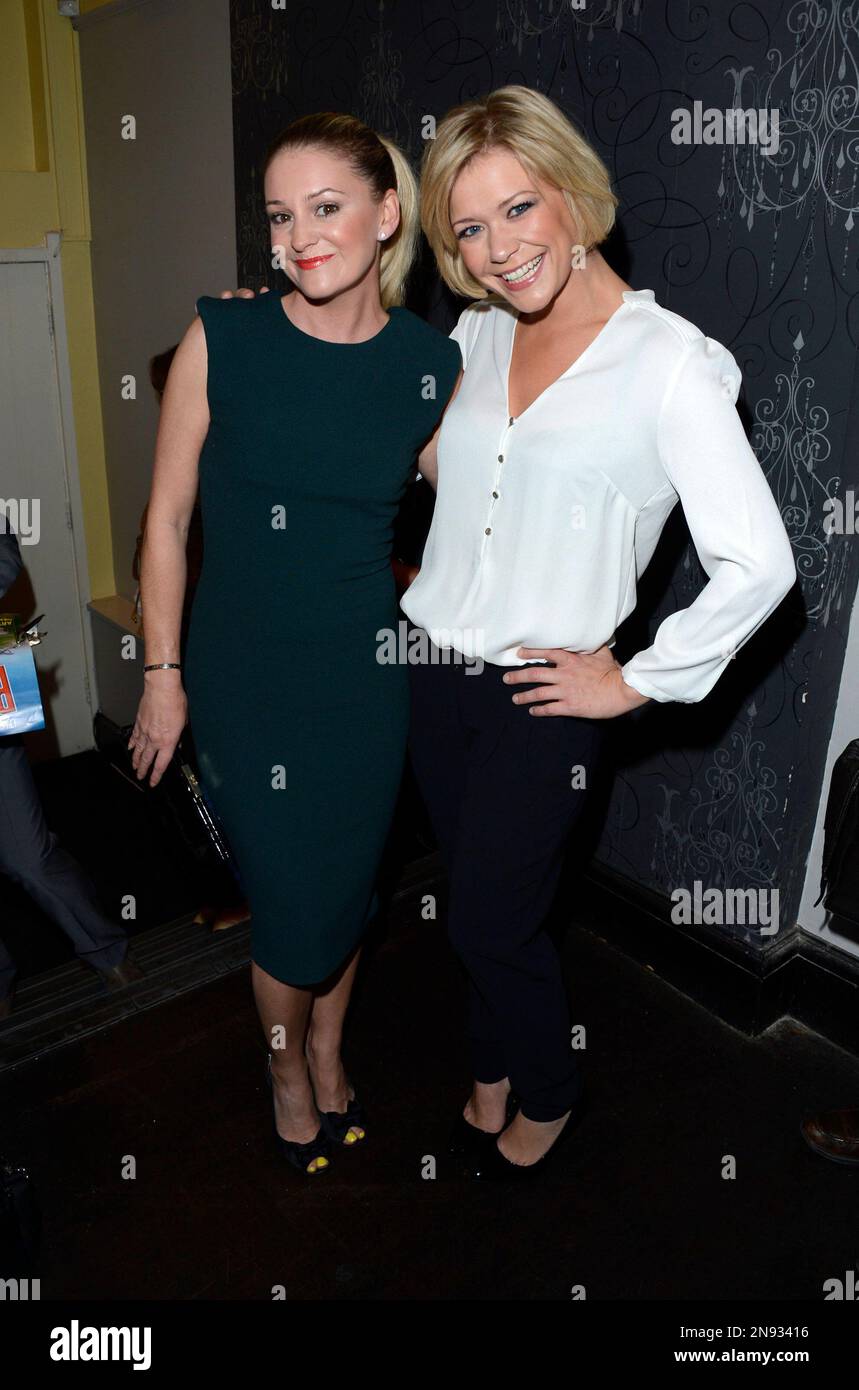 Nicola Stapleton, Suzanne Shaw poses at Baggage World Premiere at the ...