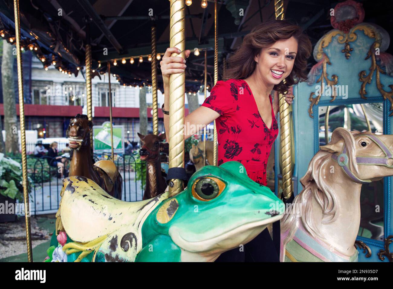 Actress Meg Steedle poses for a portrait on Wednesday, Sept. 12, 2012 ...