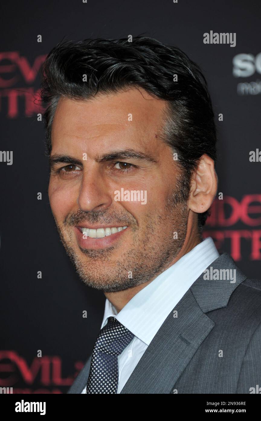 Oded Fehr attends the US premiere of "Resident Evil: Retribution" at ...