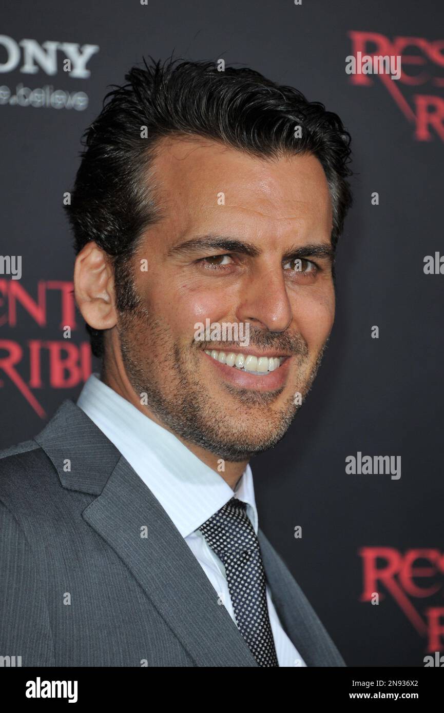 Oded Fehr attends the US premiere of "Resident Evil: Retribution" at ...