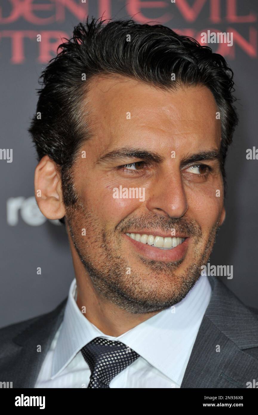 Oded Fehr attends the US premiere of "Resident Evil: Retribution" at ...