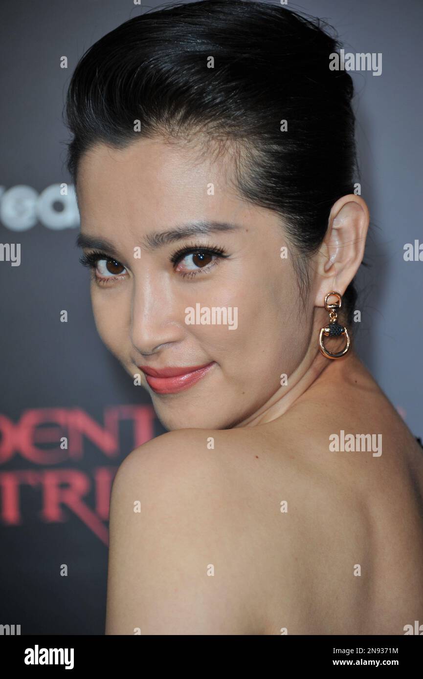 Li Bingbing attends the US premiere of "Resident Evil: Retribution" at ...