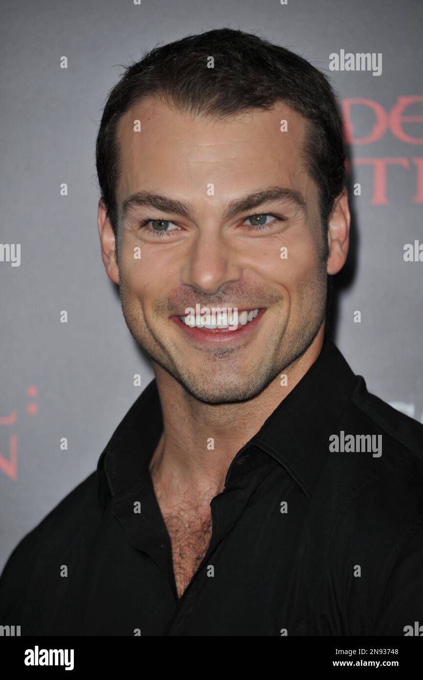 Shawn Roberts attends the US premiere of "Resident Evil: Retribution ...