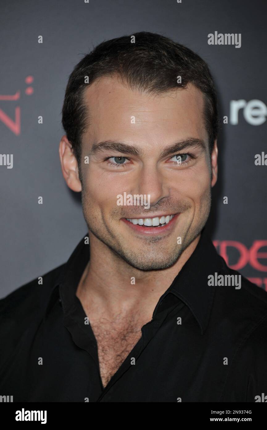 Shawn Roberts attends the US premiere of "Resident Evil: Retribution ...