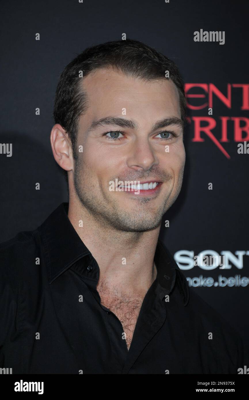 Shawn Roberts attends the US premiere of "Resident Evil: Retribution ...