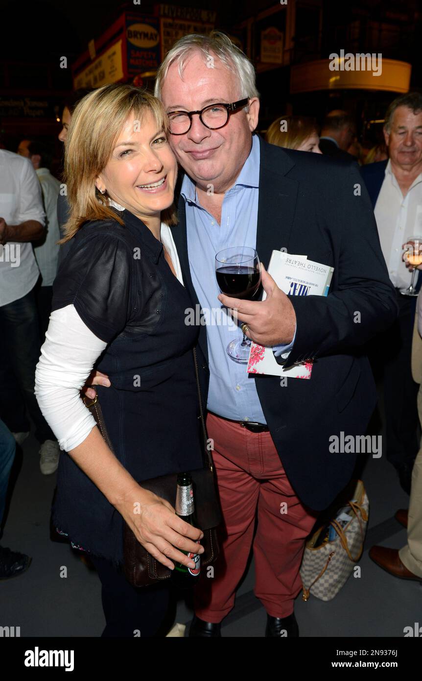 Penny Smith and Christopher Biggins attend the after party following ...
