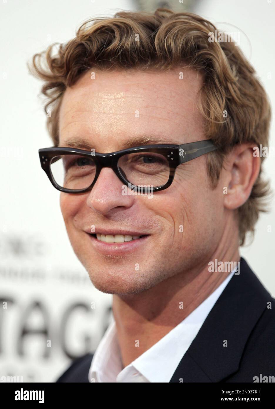 Simon Baker attends the West Coast premiere of "The Book of Mormon" at ...