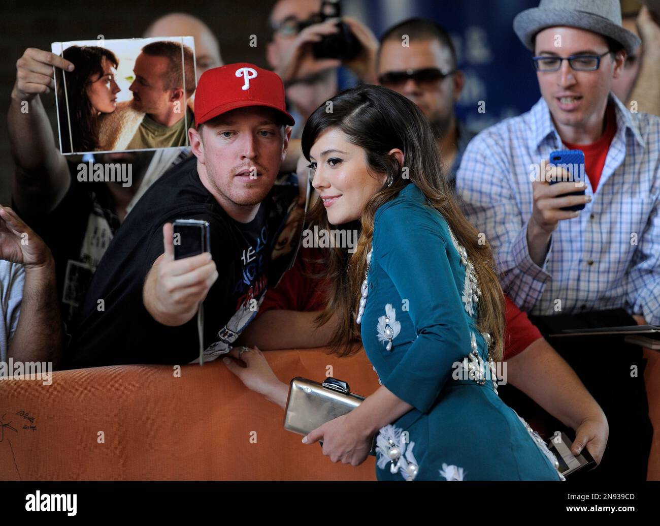 Mary Elizabeth Winstead, a cast member in the film "Smashed," poses for ...