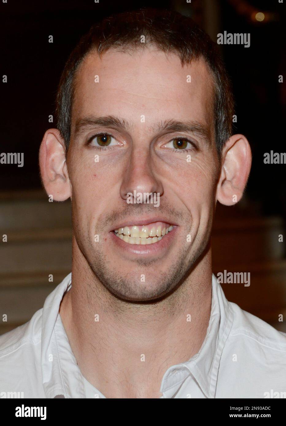 Olympic gold medallist Ettienne Scott is seen arriving for the 'BBC ...