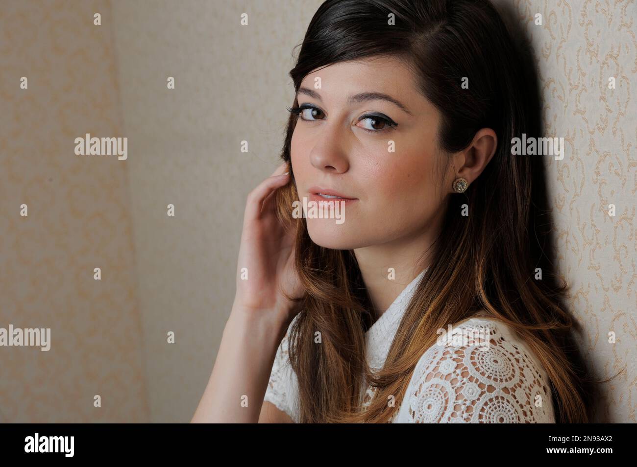 Mary Elizabeth Winstead, a cast member in the film "Smashed," poses for ...