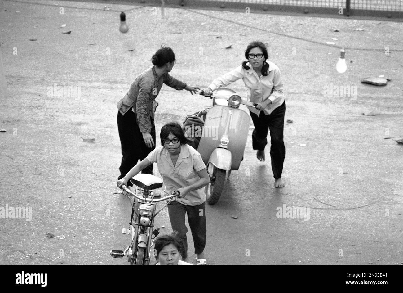 Cho Ray Hospital in Saigon, Vietnam on Feb. 7, 1968. (AP Photo/Eddie ...
