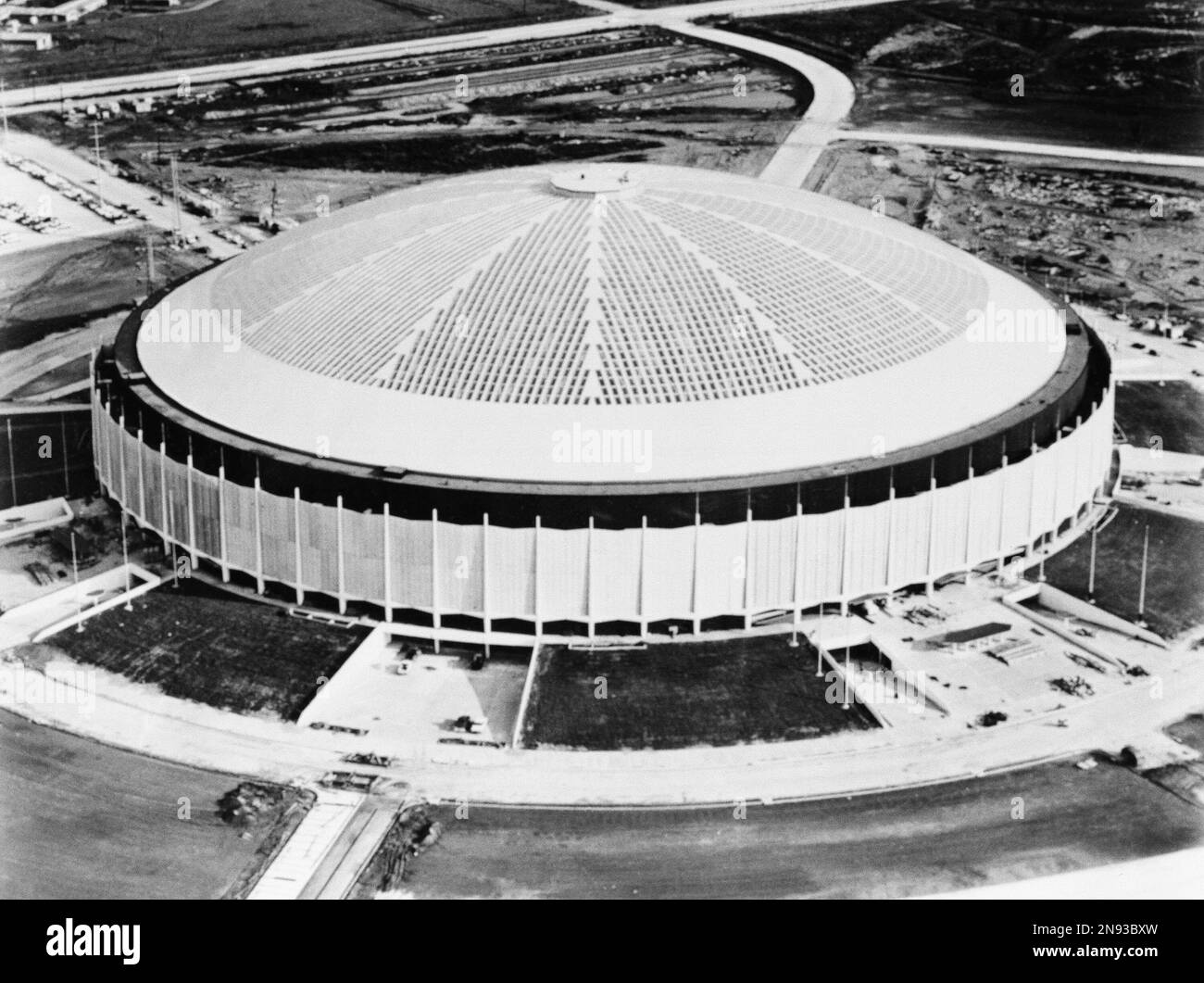 Houston's Domed Stadium, Houston, Texaas shown April 7, 1965. (AP Photo ...