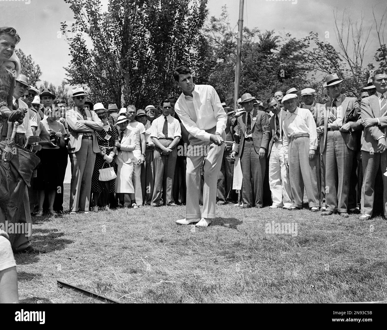 Golfer Henry Picard is shown at the National Open in Denver, Colo ...