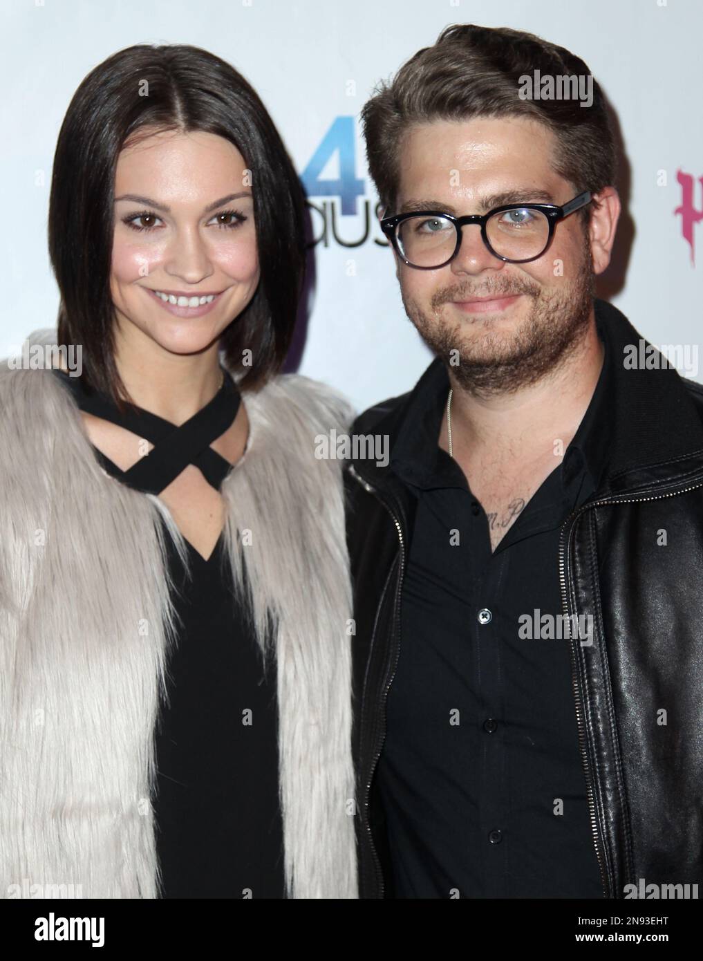 Jack Osbourne, right, and Lisa Stelly attend the Cops 4 Causes "Heroes ...